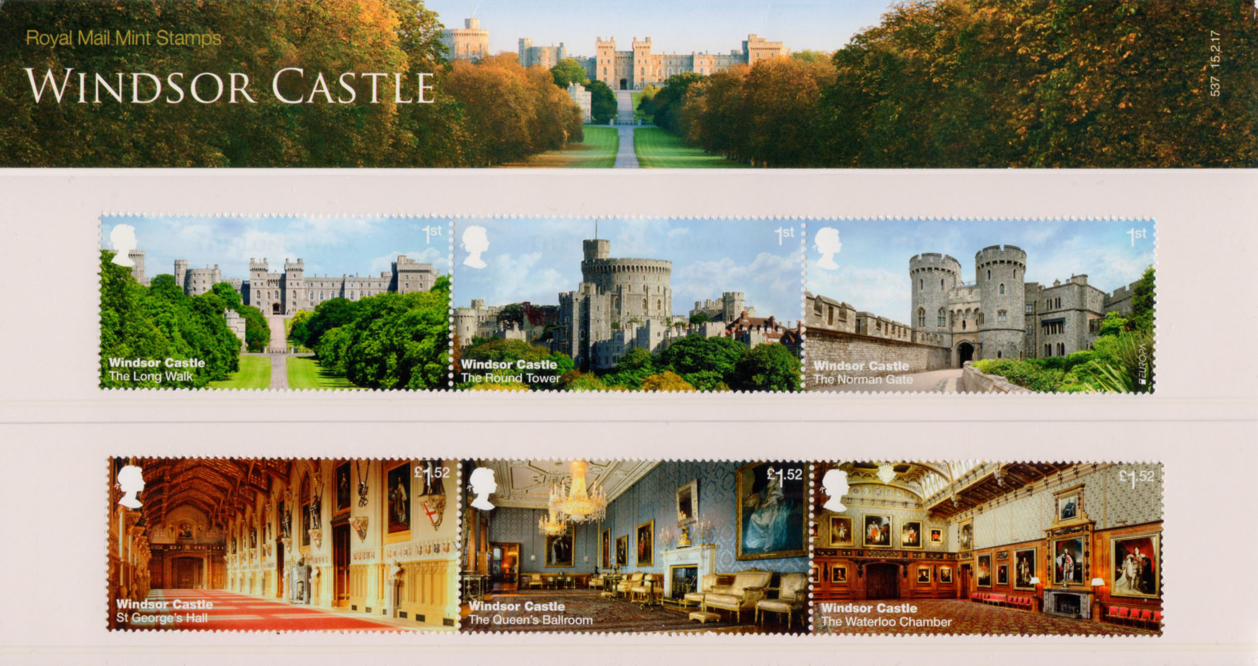 Windsor Castle 2017 Collect Gb Stamps
