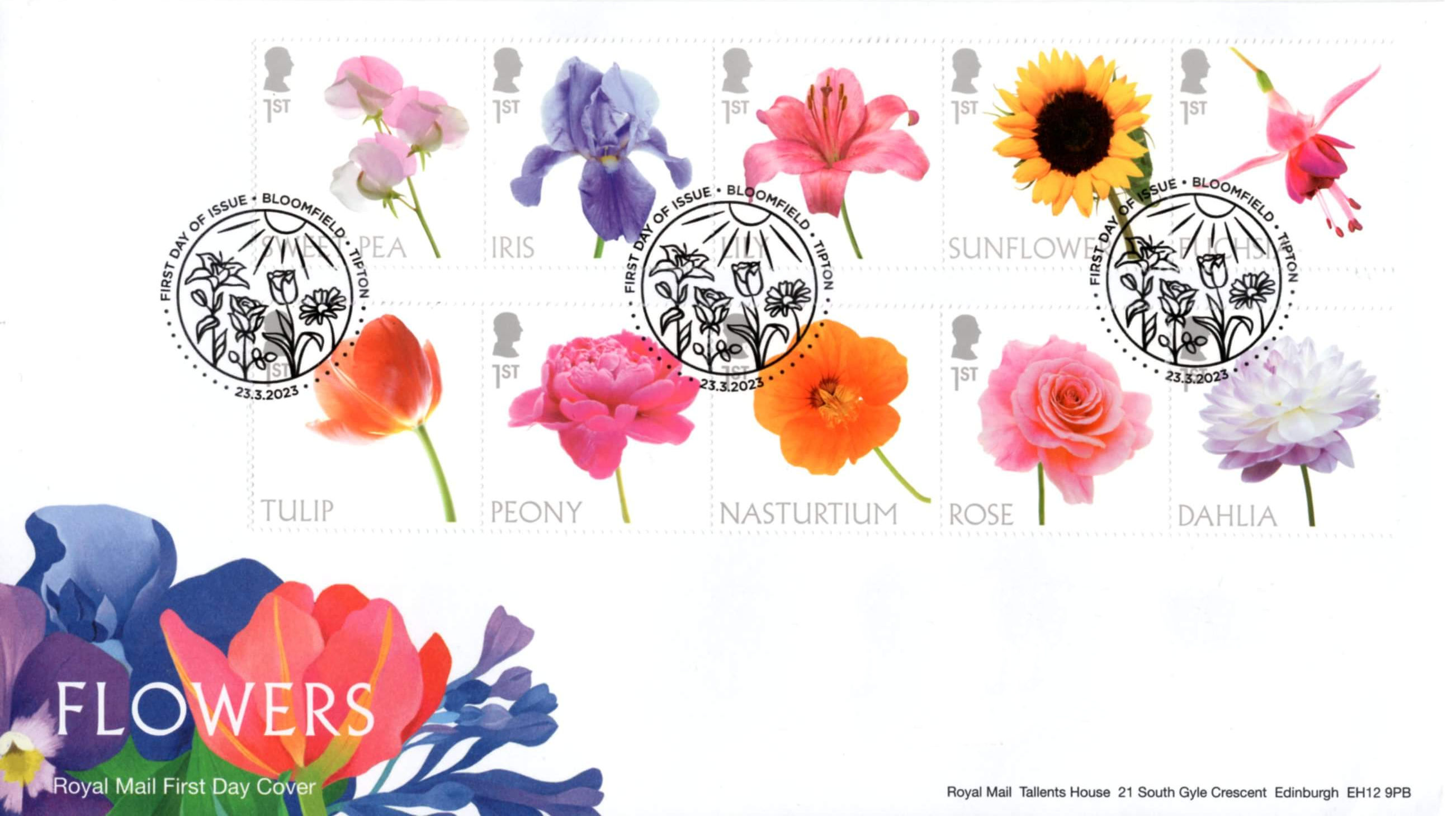 Flowers 2023 Collect GB Stamps Flowers 2023 Collect GB Stamps