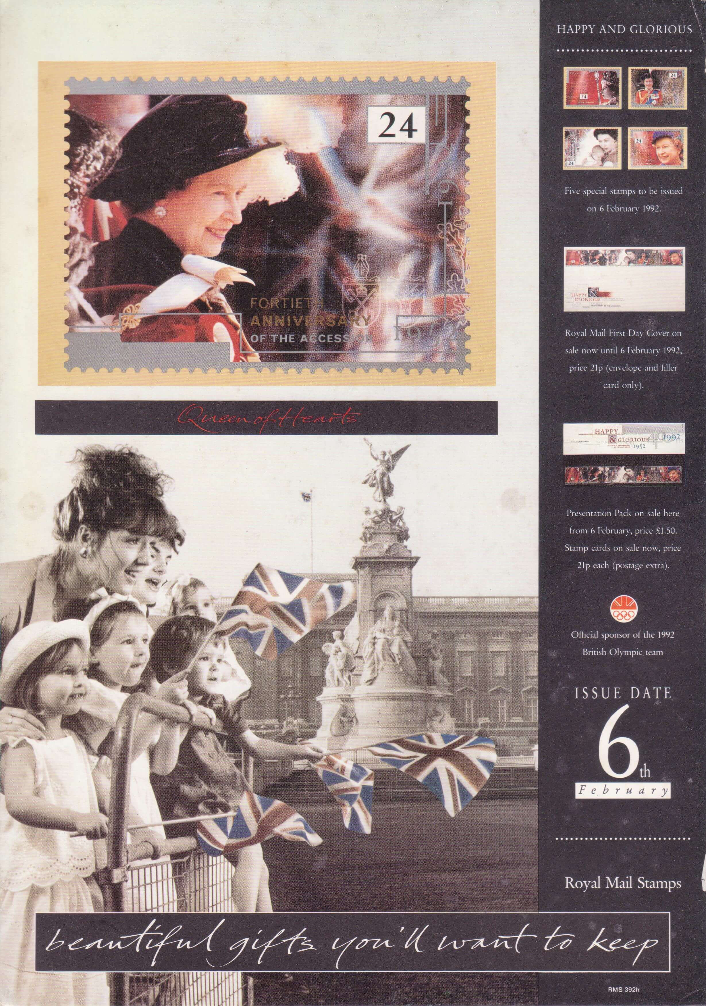 40th Anniversary of Accession (1992) : Collect GB Stamps