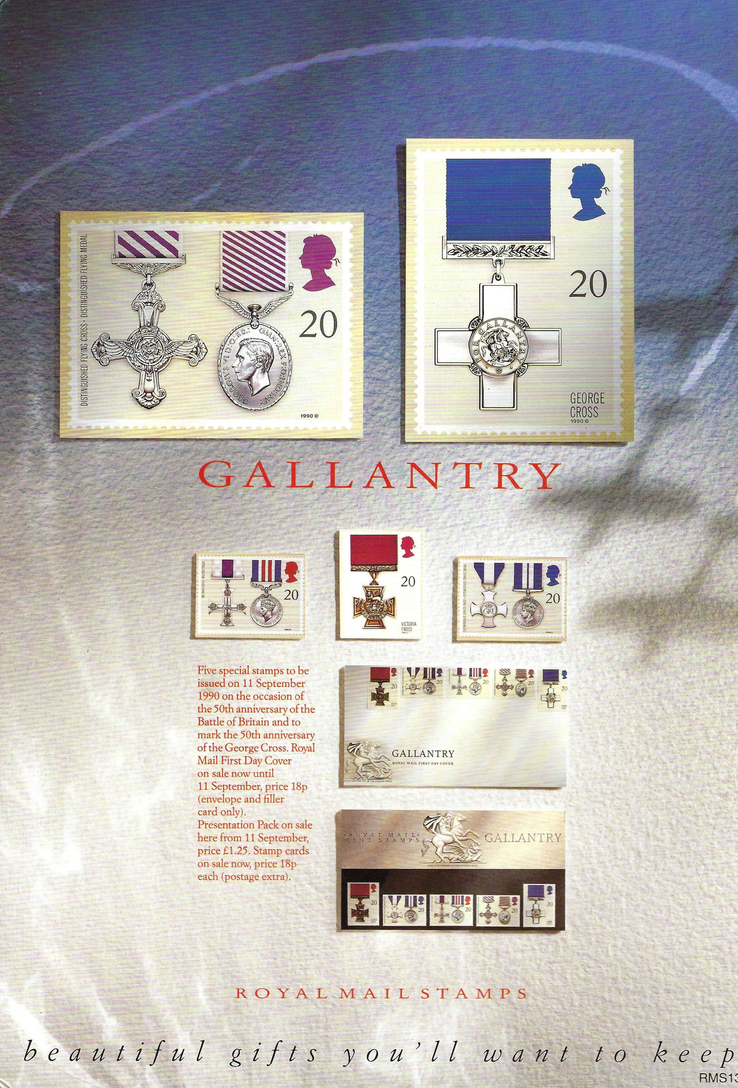 Gallantry (1990) : Collect GB Stamps