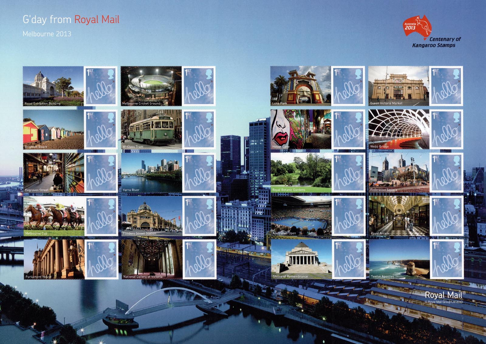 British Stamps for 2013 : Collect GB Stamps